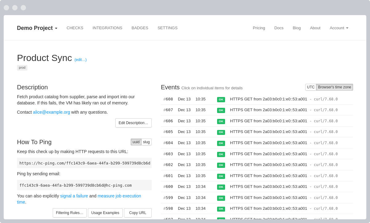 Mychecks - Monitor Cron Jobs. Get Notified When Your Cron Jobs Fail